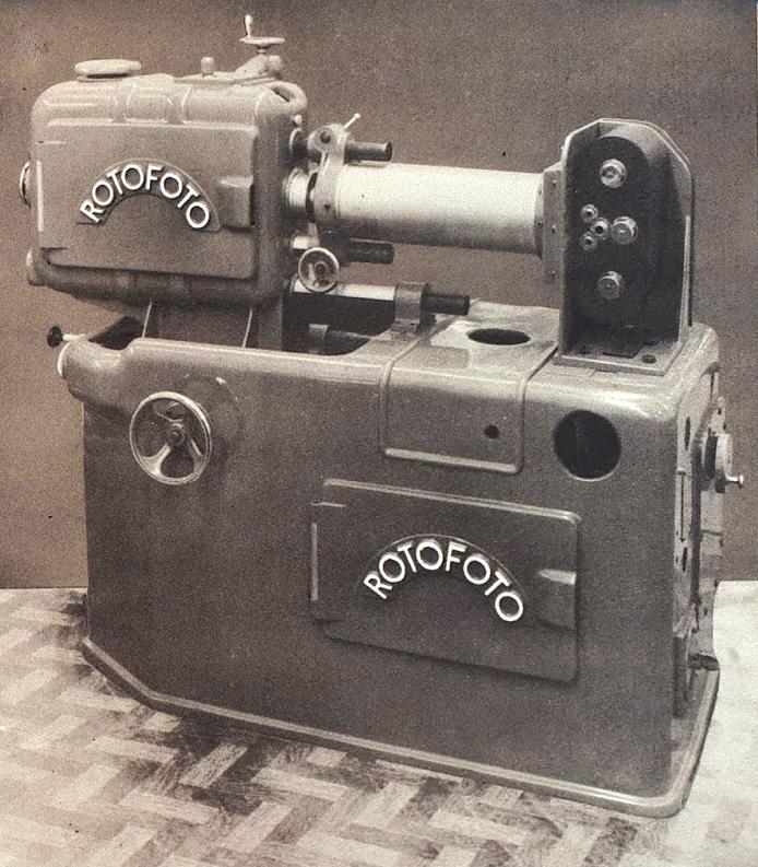 The first phototypesetting machine | Type Network